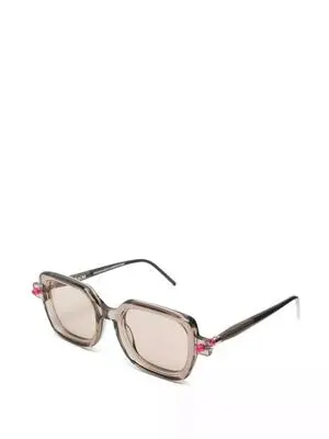 KUBORAUM Maske P4 Square-frame Sunglasses - Brown