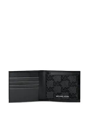 Michael Kors Hudson Logo-embossed Leather Wallet