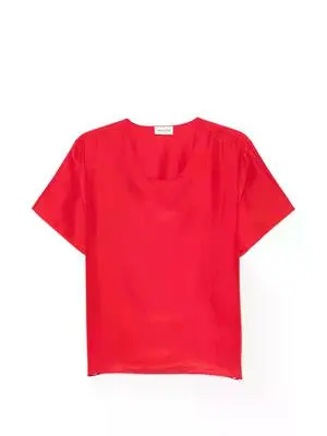 P.a.r.o.s.h Saxon Short-sleeve Blouse - Red