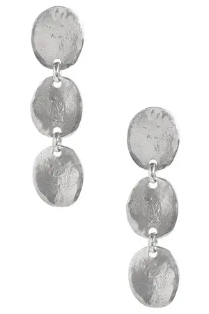 CORALI Kombu Trio Earrings - Silver