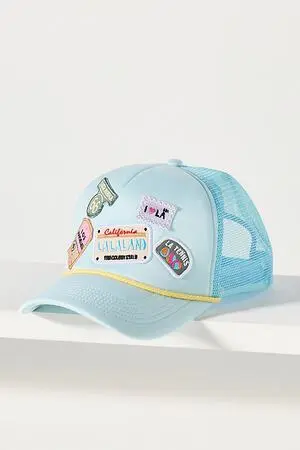 Anthropologie By Anthropologie Travel Trucker Hat L A