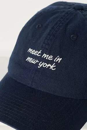 American Needle Embroidered Baseball Cap - Navy