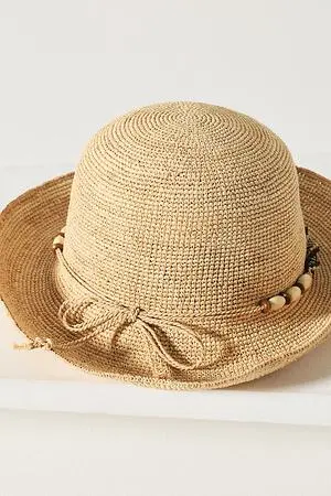 Anthropologie Roffe Raffia Hat