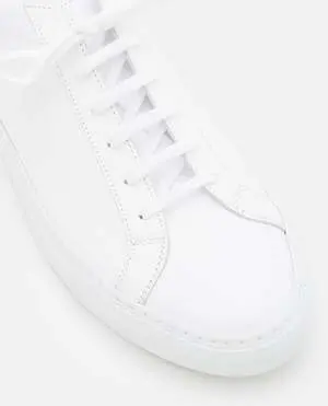 COMMON PROJECTS Achilles Low Leather Trainers - Bianco