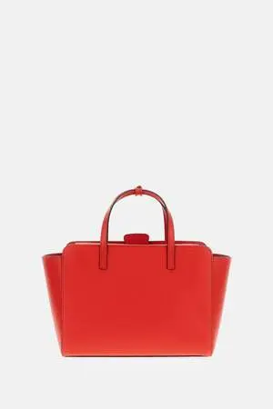 HIDESINS Flap Leather Shoulder Bag - Red