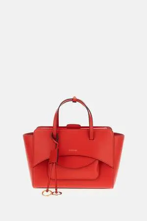 HIDESINS Flap Leather Shoulder Bag - Rosso