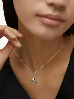 Monica Vinader Solitaire Diamond Pendant