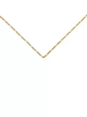 Monica Vinader Textured Chain Necklace - Gold