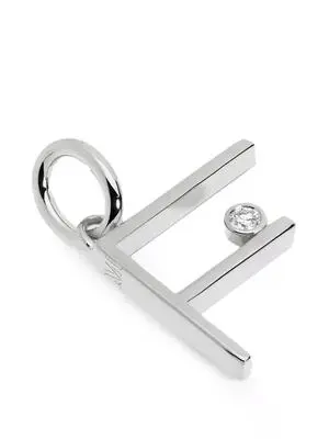 Monica Vinader Solitaire Diamond Initial Pendant