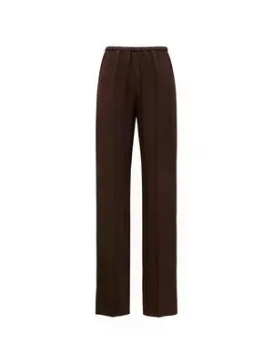FORTE_FORTE Elasticated Side-slit Trousers
