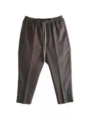 Rick Owens Elastic-waistband Trousers - Brown