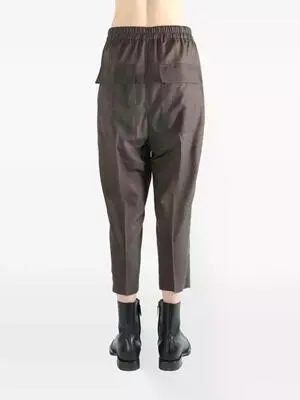 Rick Owens Elastic-waistband Trousers - Brown