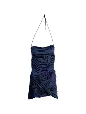 Atlein Draped Sleeveless Dress