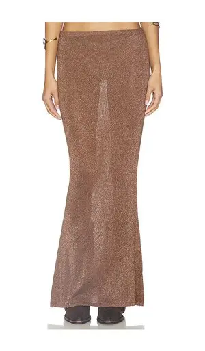 Superdown Shelly Maxi Skirt - Brown