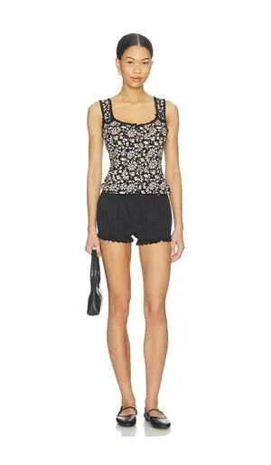 Free People Bridgette Corset Top - Black