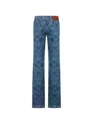 Etro Floral Print Jeans