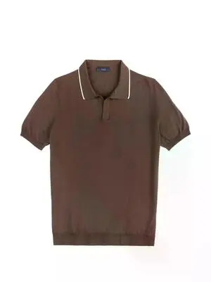 FAY V-neck Piping T-shirt