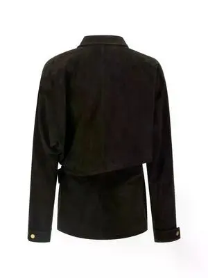 DARKPARK Suede Contour Jacket - Brown