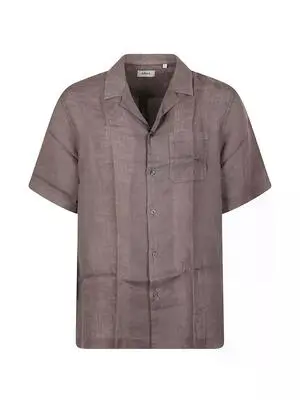 Altea Short-sleeved Camp-collar Shirt - Grey