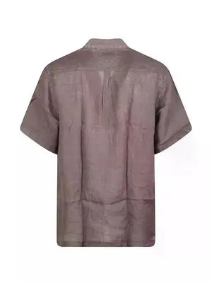 Altea Short-sleeved Camp-collar Shirt - Grey