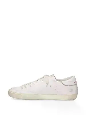 Philippe Model Prsx Suede-badge Sneakers - White