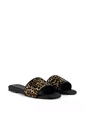 ANINE BING Leopard Print Sandals