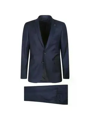 Tagliatore Two-button Wool Suit - Blue