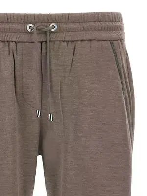 Brunello Cucinelli Elasticated Trousers With Monile Detail