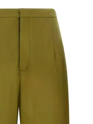 MAISON JEJIA Silk Buttoned Trousers