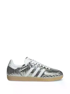 Adidas Silver Tone Sneakers For Men