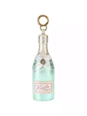 Kurt Geiger Champagne Bottle Keyring - Blue