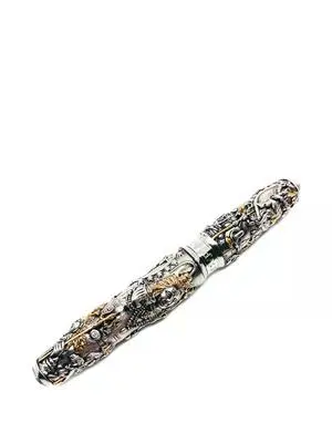 CARAN D'ACHE Shiva Solid Fountain Pen - Silver