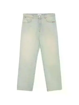 Amish Supplies Contrast Stitching Jeans For Men