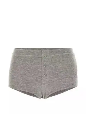 ENTIRE STUDIOS Ribbed Shorts - Grey
