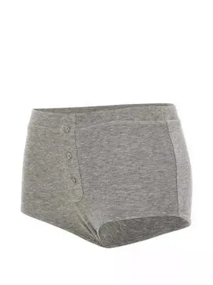 ENTIRE STUDIOS Ribbed Shorts - Grey
