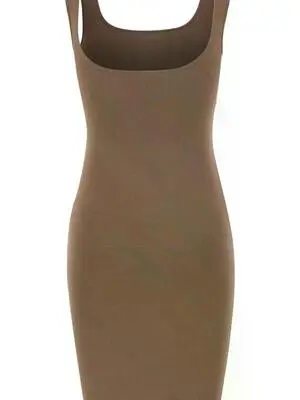 ENTIRE STUDIOS Knit Midi Dress - Brown