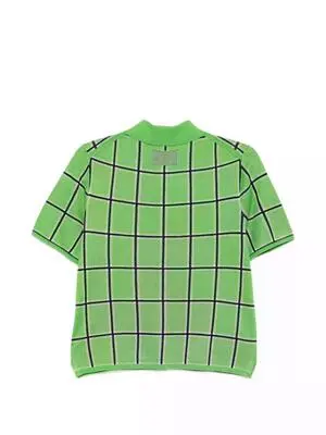 Guest In Residence Plaid Collared Shirt - Green
