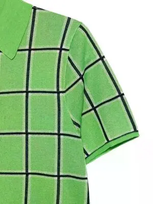 Guest In Residence Plaid Collared Shirt - Green