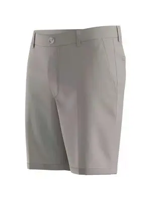 BOSS Tailored Stretch Cotton Shorts - Grey
