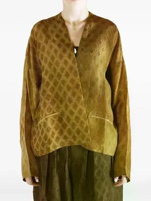 UMA WANG Long-sleeved Jacket - Brown
