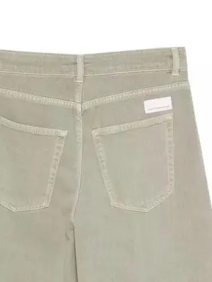 NINE:INTHE:MORNING Audrey Wide Leg Jeans - Neutrals