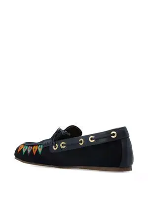 Etro Embroidered Eyelet Sneakers