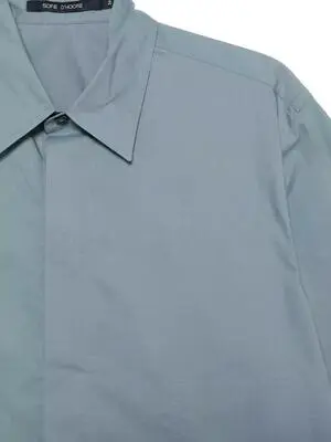 Sofie D'hoore Bodhi Round-hem Shirt - Blue