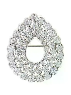 SWAROVSKI Matrix Brooch - Silver