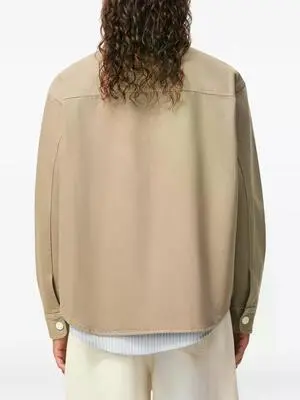 Ami De Coeur Cotton Twill Overshirt - Neutrals