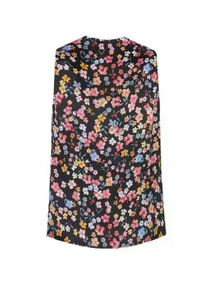 MAR DE MARGARITAS Floral Print Top