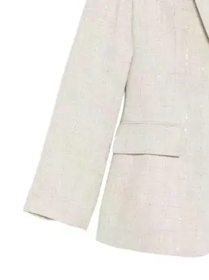 Lorena Antoniazzi Sequin Single-breasted Blazer
