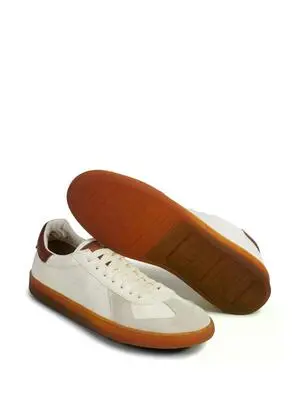 Officine Creative Militia 001 Panelled Leather Sneakers - White