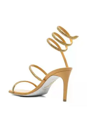 Rene Caovilla Cleo Embellished Sandals - Yellow