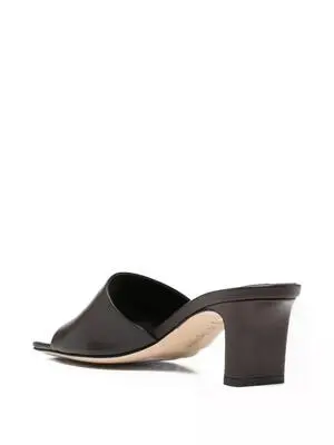 AeydĒ Jessie Square-toe Sandals - Brown